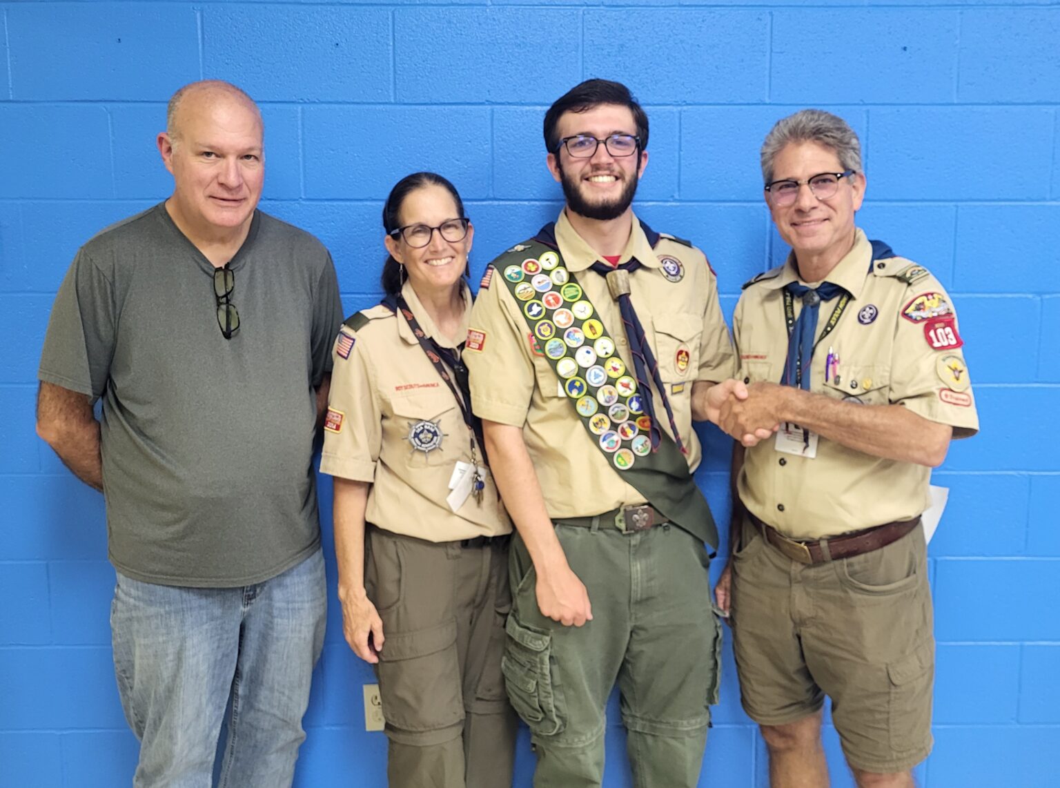 Boy Scout Troop 103 Hanover, Pennsylvania. Serving others since 1918